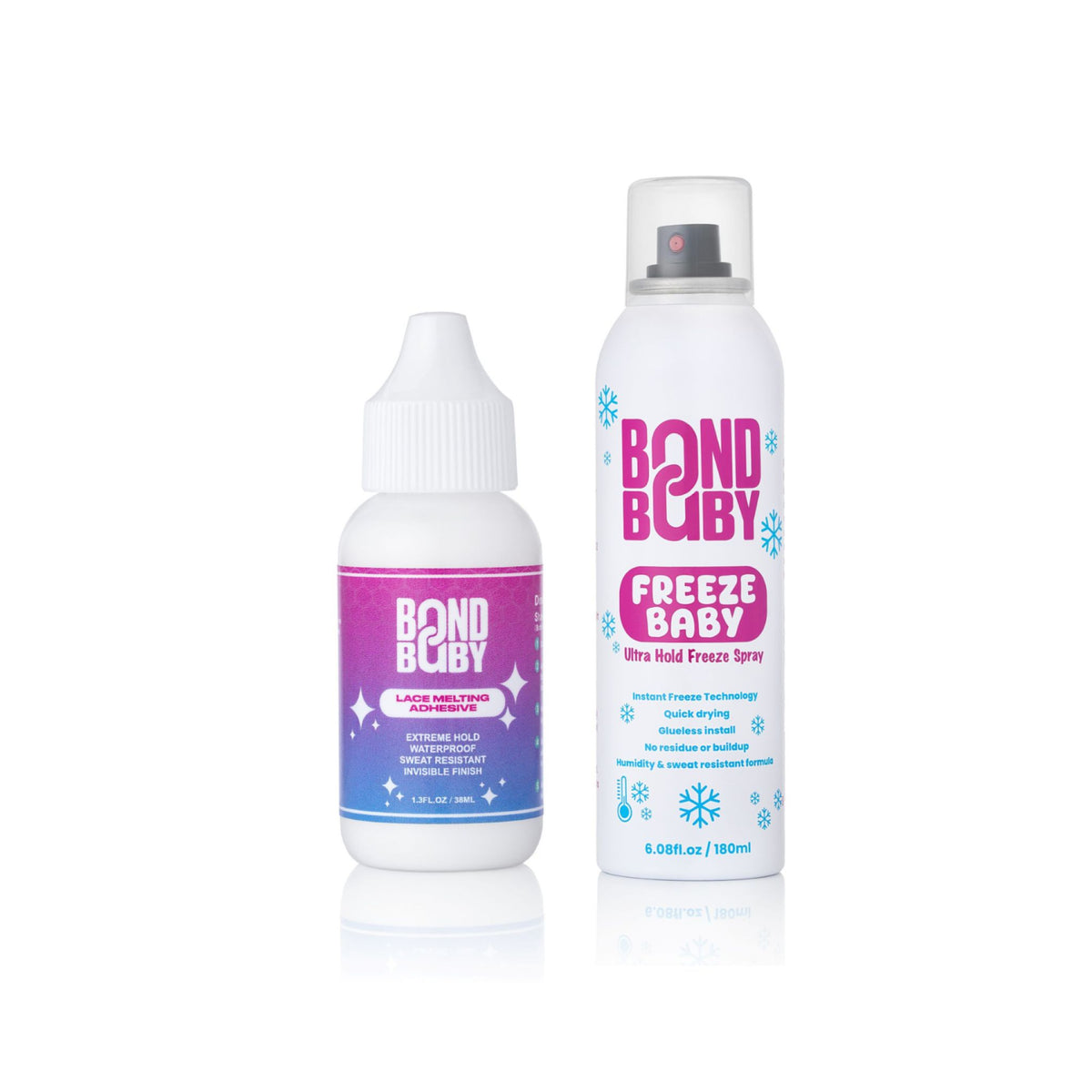 Bond Baby Duo Wig Hold and Lock Set Strong Glue + Freeze Spray – BondBaby
